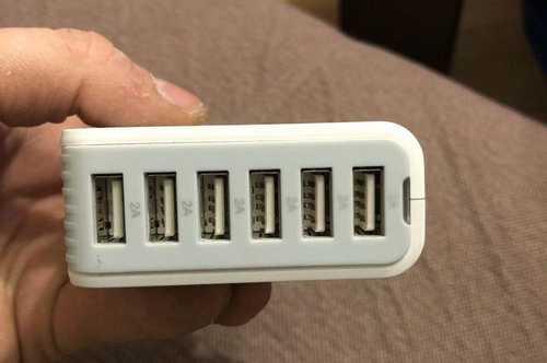 Сетевое зарядное устройство Gerffins 6 x USB 12 А