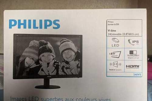 Монитор 24 дюйма Philips 240V5qdab