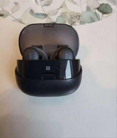 Гарнитура Sony WF-SP900, Bluetooth, вкладыши, черн