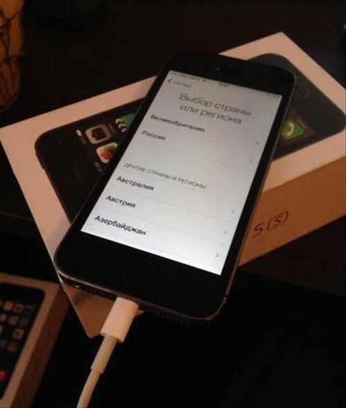 iPhone 5s заблакирован на icloud