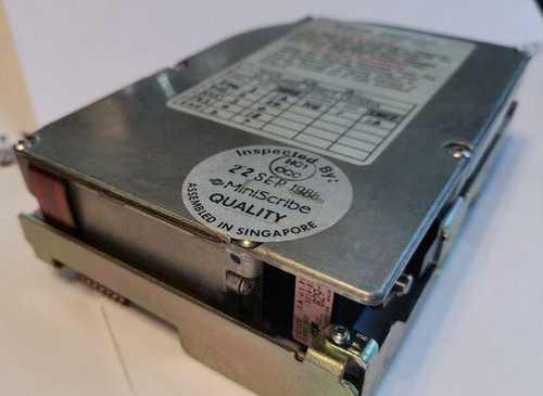 Раритетный жесткий диск Miniscribe 8450XT (40 MB)
