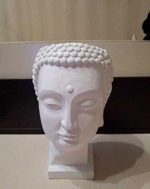 Стильное кашпо (декор) голова будды