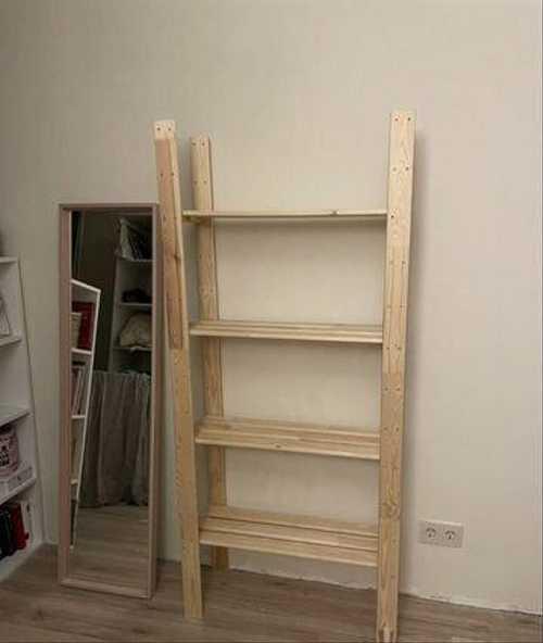 Стеллаж IKEA деревянный ивар
