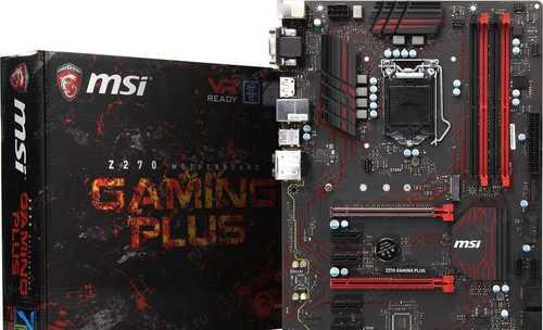 Материнская плата Msi Z270 gaming plus lga 1151v1