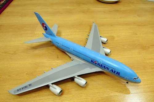 Модель Airbus A380 Korean Air, масштаб 1/144