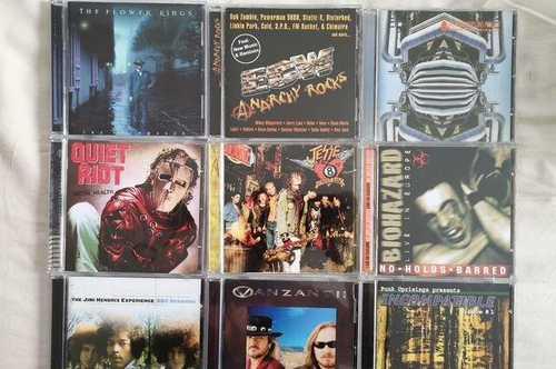 CD компакт диски с музыкой (рок, хард рок, метал)