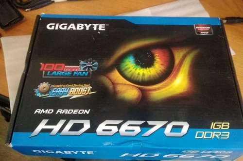 Видеокарта Gigabyte HD 6670 1Gb