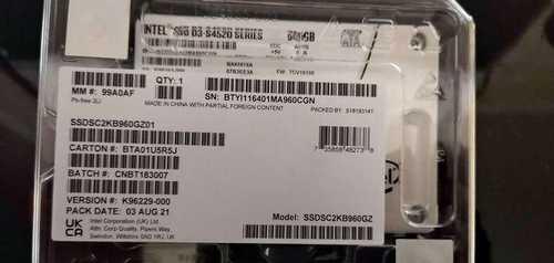 SSD накопитель intel D3-S4520