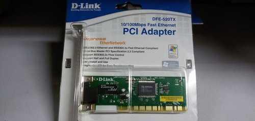 Сетевая карта D-Link DFE-520TX 10/100 Ret