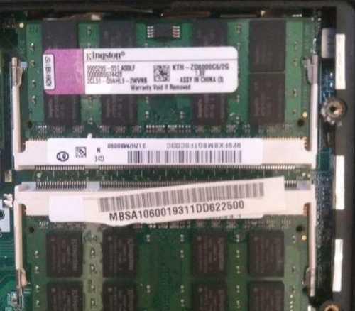 DDR2 800MHz Kingston 2*2GB sodimm для ноутбука