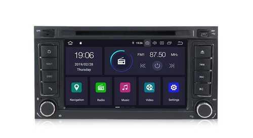 Магнитола Android 9.1 VW Touareg T5 4+64