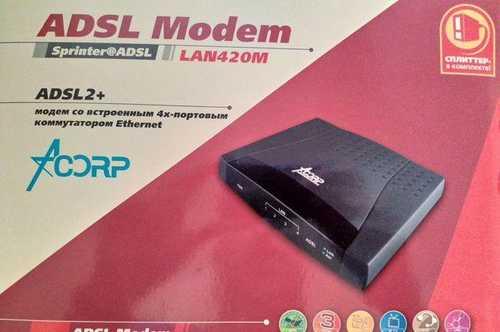 Adsl модем Acorp