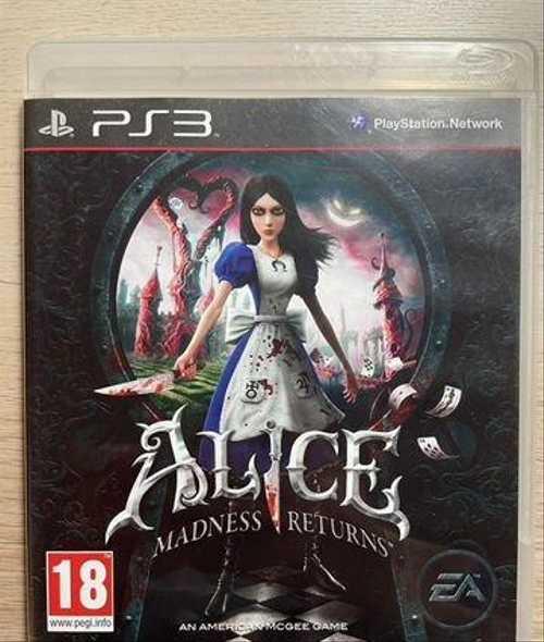 Игра Alice Madness Returns для ps3