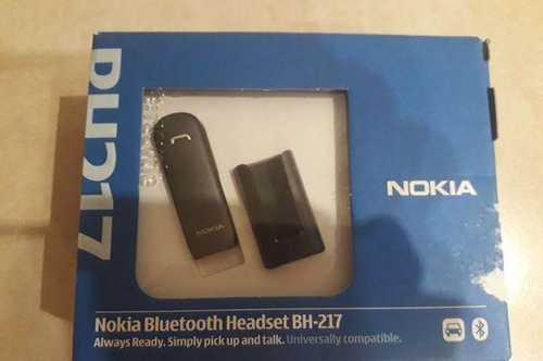 Bluetooth гарнитура nokia bh-217