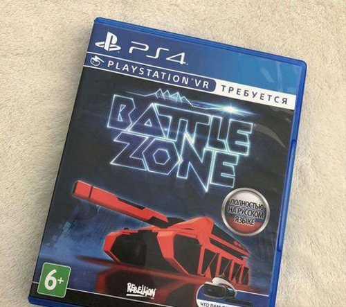 Battle zone VR PS4,диск для PS 4