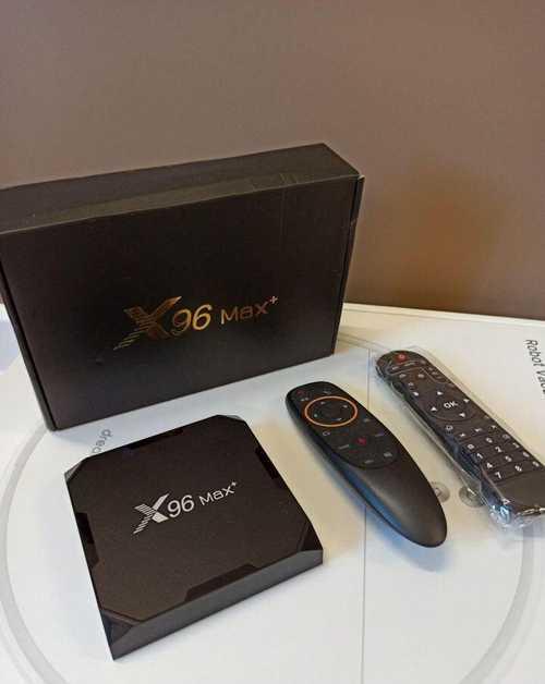TV box x96 max plus 4/64 Gb + Аэромышь (Новый)