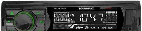Аудиомагнитола Soundmax ссr 3071F