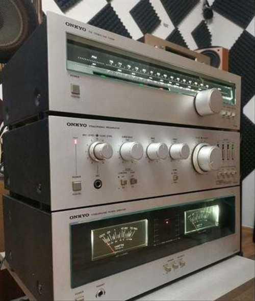 Onkyo P-9900/M-9900 пред+мощник, Japan винтаж