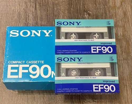 Аудиокассеты Sony EF 90 Improved, Новые