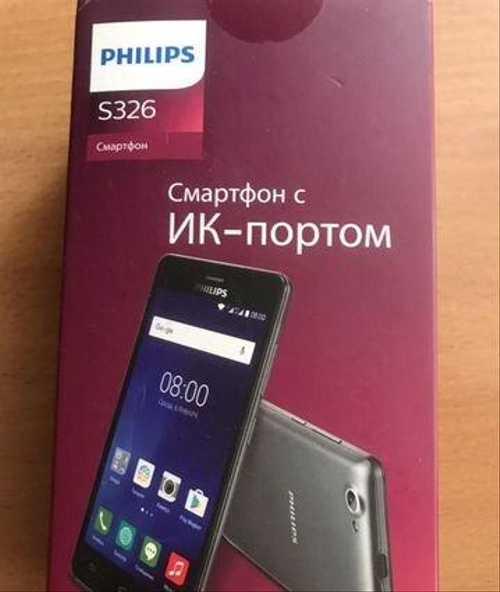 Телефон Philips S326 с 2 SIM-картами