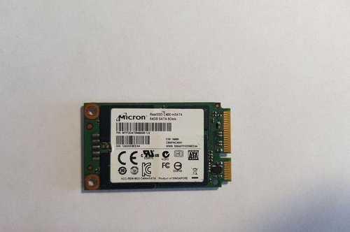 Ssd диск msata 64 Gb Micron