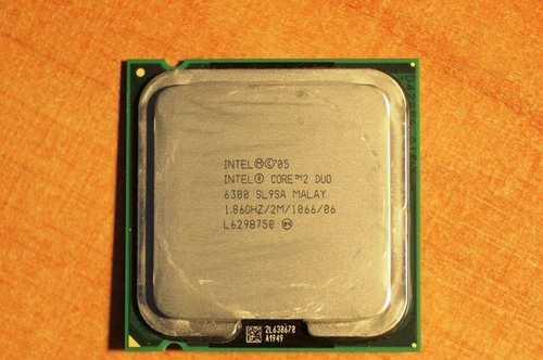 Двухядерный процессор Intel Core 2 Duo E6300 1.86