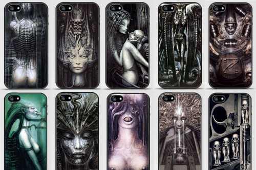 Ганс Гигер HR Giger чехлы iPhone