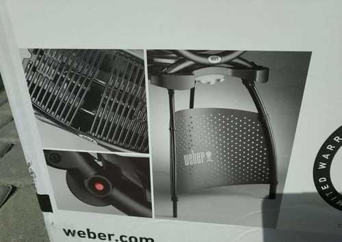 Газовый гриль weber на ножках(новый)