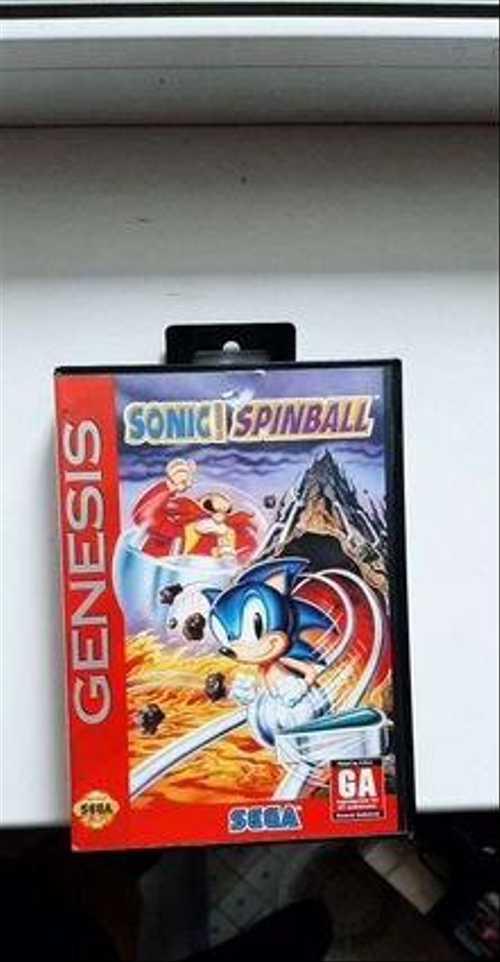 Картридж Sonic Spin Ball sega genesis