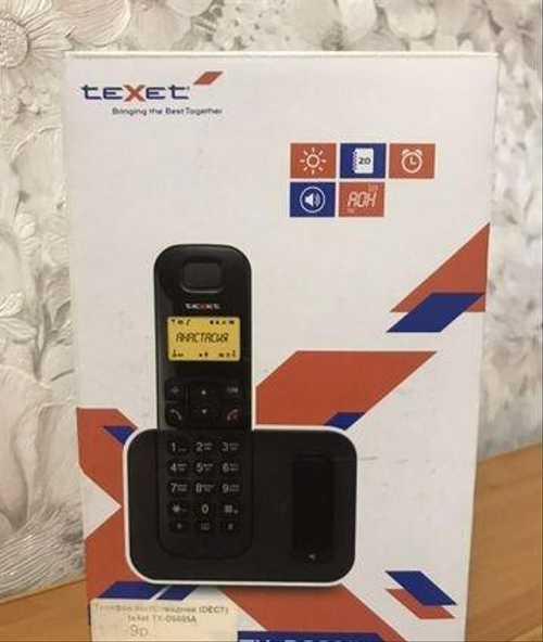 Бесшнуровой телефонный аппарат TeXet