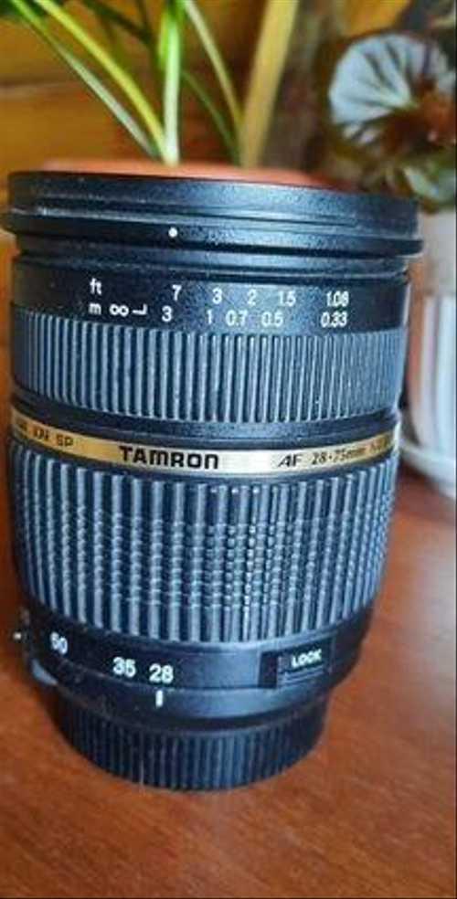 Объектив Tamron 28-75 для Nikon