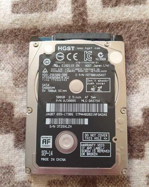 HDD 500гб, Apple диск