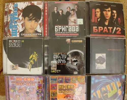 CD коллекция разной музыки