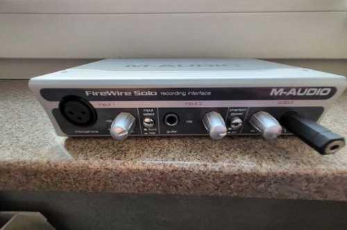 Аудиокарта M-Audio firewire solo