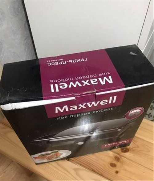 Гриль пресс maxwell 1960 st