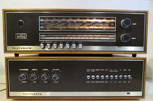 Telefunken V101+T101 Усилитель+Тюнер Germany 1966