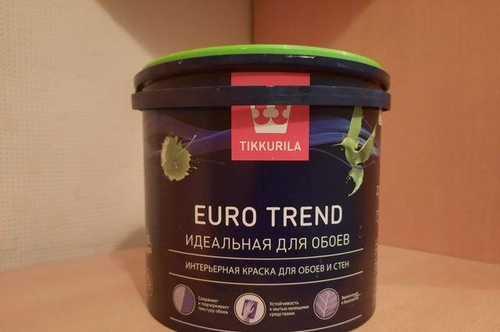 Краска Tikkurila Euro Trend для обоев и стен