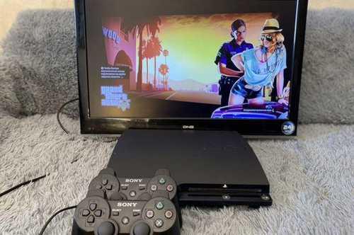 Sony PS3 320gb +2 джоя Прошита Rebug 10игр