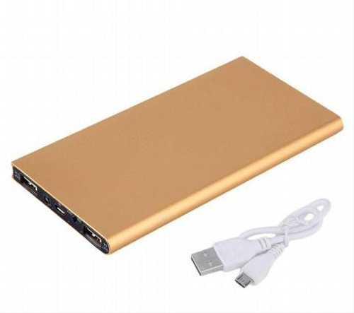 Портативный Power Bank Dual USB+led свет