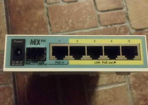 MikroTik hex Poe SFP RB960PGS