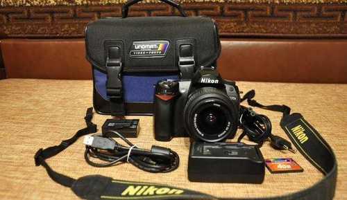Nikon d70s+Nikon 18-55 vr+сумка+флешка