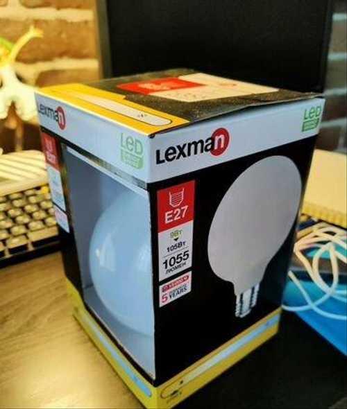 Лампа светодиодная Lexman G120 E27 9 Вт 2700к