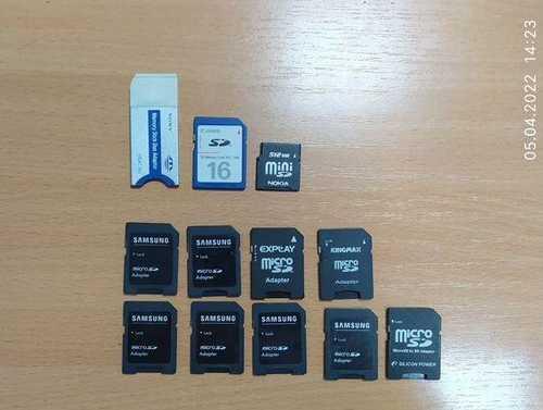 Переходник (адаптер) для карты памяти MicroSD в SD