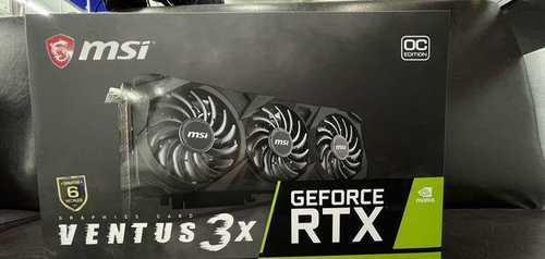 Видеокарта MSI GeForce RTX 3070 Ventus 3x OC 8Gb