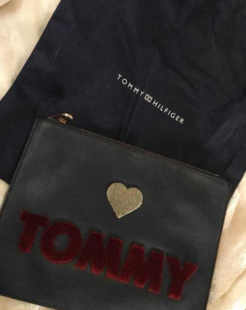 Сумка-клатч на молнии Tommy Hilfiger оригинал