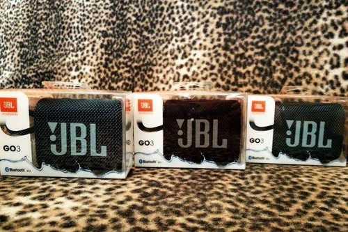 JBL Go 3 Черный Синий Оригинал (RU)