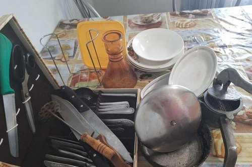 Набор посуды бу разное