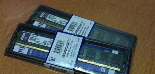 Kingston KVR800D2N6/1G DDR2 2шт