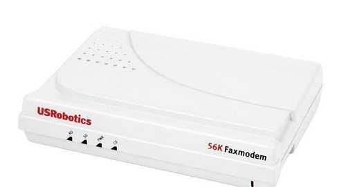 Внешний модем U. S. Robotics 56K Faxmodem