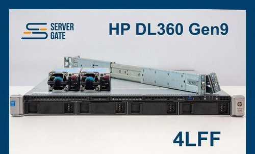 Сервер HP DL360 Gen9 4LFF 2x E5-2660v4 256GB 240